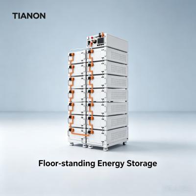 China 16kWh Stacked High Voltage LiFePO4 Solar ESS Modular Home Villa Off Grid Energy Storage System - Tianon for sale