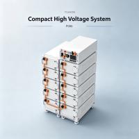 China Tianon P006-1 64kWh Stacked High-Voltage LiFePO4 Battery 4-Module 204.8V Energy Storage System for Home Solar for sale