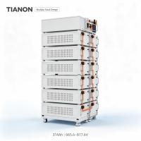 China 112kWh Stacked High-Voltage LiFePO4 Battery 7-Module 358.4V Energy Storage System for Home Solar Tianon P006-2 for sale