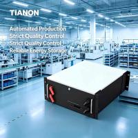 China 51.2V 200Ah 10.24kWh Rack-Mounted LiFePO4 Battery Storage System for Home Solar Power Tianon for sale