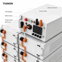 China 16kWh Stacked High Voltage LiFePO4 Solar ESS Modular Home Villa Off Grid Energy Storage System - Tianon for sale