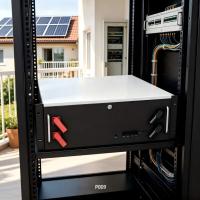 China 51.2V 200Ah 10.24kWh Rack-Mounted LiFePO4 Battery Storage System for Home Solar Power Tianon for sale