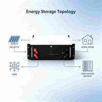 China 51.2V 200Ah 10.24kWh Rack-Mounted LiFePO4 Battery Storage System for Home Solar Power Tianon for sale