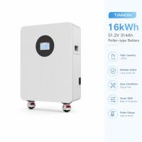 China 51.2V 314Ah 16kWh Roller Type LiFePO4 ESS Mobile Floor Standing Solar Battery Whole House Off Grid Home Energy Storage - Tianon for sale