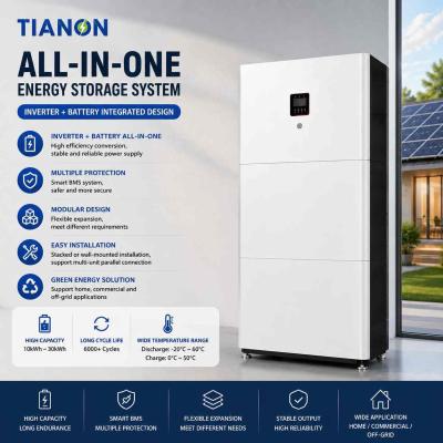 China L006-B 10.5KW Three Phase Stackable Battery Energy Storage System 10kWh 20kWh Solar Backup - Tianon for sale