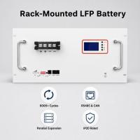 China 51.2-200 Rack Mounted LiFePO4 Battery 51.2V 200Ah 10.24kWh with BMS RS485 CAN for Solar UPS Backup for sale