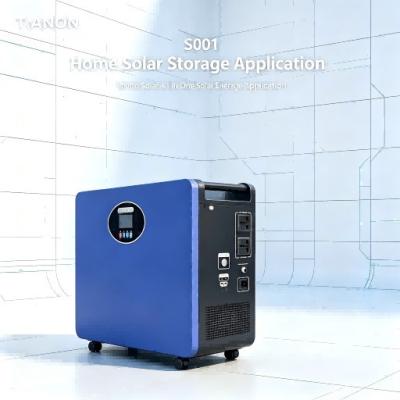 China Solar Energy Storage System 3500W Pure Sine Wave Hybrid Inverter 51.2V 100AH MPPT Home Backup Power for sale