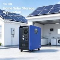 China Solar Energy Storage System 5000W Pure Sine Wave Hybrid Inverter 51.2V 100AH MPPT Home Backup Power for sale
