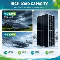 China 625W-N 600W-625W Bifacial N-Type Solar Panel Double Glass 132 Half-Cells 23.13% Efficiency PV Module TIANON for sale