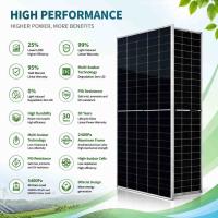 China 625W-N 600W-625W Bifacial N-Type Solar Panel Double Glass 132 Half-Cells 23.13% Efficiency PV Module TIANON for sale