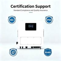 China B003-10KW Single Phase Hybrid Solar Inverter IP65 80-500Vdc MPPT 230Vac with 4.3 Inch Touch Screen Tianon for sale