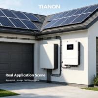 China 16kW Single Phase Hybrid Solar Inverter Dual MPPT IP65 230Vac with 4.3 Inch Touch Screen TIANON for sale