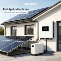 China 3kW Single Phase Hybrid Solar Inverter IP65 50-450V MPPT 230Vac with 4.3 Inch Touch Screen Tianon for sale