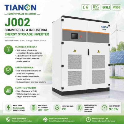 China 150kW Commercial Energy Storage Inverter PCS with Isolation Transformer 420~850V Efficiency 97.1% for sale