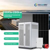 China 200kW Hybrid Solar Energy Storage System 100kW Load 600W Bifacial PV LiFePO4 Battery 230V 380V ESS for sale