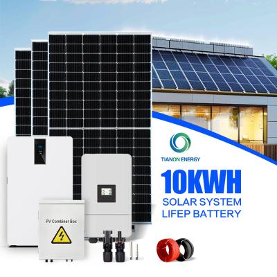 China 25kW Solar Energy Panel System LiFePO4 Battery 230V 380V Home Storage ESS for sale