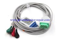 China OEM Medical Equipment Parts GE Condigurated Buckle Style 5 Leads Cables for sale