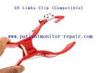 China Red Patient Monitor Repair Parts GE Limbs Clip Compatible Medical Equipment for sale