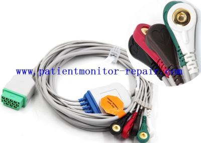 China Medical Equipment Accessories Compatible Leadwire 5 Lead Cable Individual Package for sale