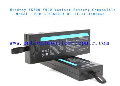 China VS600 V900 Rechargeable Li - Ion Battery For Mindray Patient Monitor Battery LI23S001A DC 11.1V 4400mAhs for sale