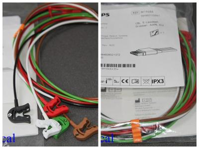 China ICU Accessory M1968A REF98983125841 CBL 5 Leadset Grabber AAMI Cables for sale