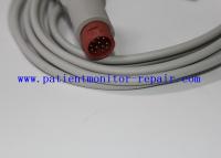 China IBP Medical Equipment Accessories 12 Pin Monitor Invasive Voltage Cable For Abbott Interface for sale