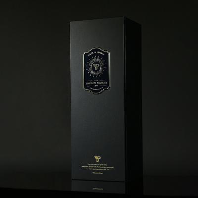 China Custom Luxury Mahogany Wine Box Magnetic Whiskey Packaging Box for Premium Spirits Champagne for sale