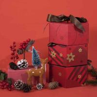 China Premium Gift Packaging Manufacturer Handmade Luxury & Sustainable Packaging Customized Premium Chocolate Gift Packaging Rigid Box With Ribbon Closure for sale