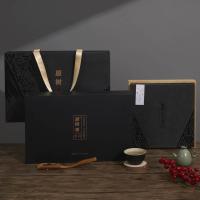 China Custom Tea Gift Packaging Box Recyclable Wooden Box Paper Bag With Logo for sale