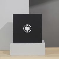 China Luxury Matte Flip Top Electronic Product Packaging Clamshell Gift Packaging Box for sale