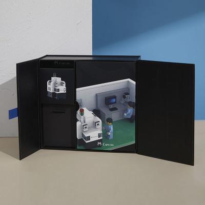 China Custom Magnetic Double Opening Clamshell Gift Box Eco Friendly Packaging Box for sale