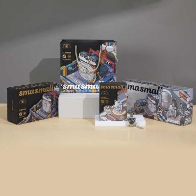 China Premium Design Recyclable Paper Custom Electronics Gift Box with Hang Bag for sale