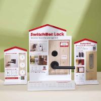 China Custom Smart Lock Display Stand Acrylic Wooden Multi Functional Display Rack for sale