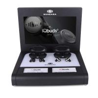 China Frosted Black Acrylic Earphone Display Holder Headphone Headset Display Stand Rack Insert SD Card for sale