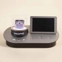 China Custom Clear Acrylic Counter Headphone Display Stand Rack With LED Charge for sale