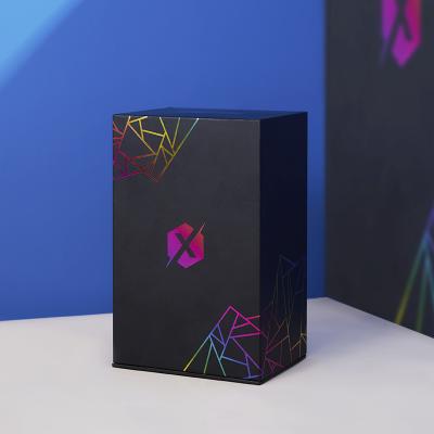 China Colorful Neon Rigid Cardboard Jewelry Gift Packaging Pull Out Drawer Box Bespoke Box for sale