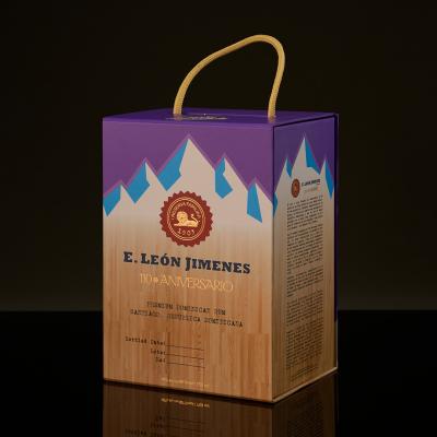 China Recyclable Wine Packaging Box Magnetic Flip Leather Cardboard Gift Box Velvet Inside for sale