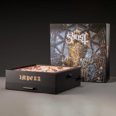 China Interactive Maze Game Packaging Box with Vinyl Record Drawer Functional & Creative Packaging Solution for sale