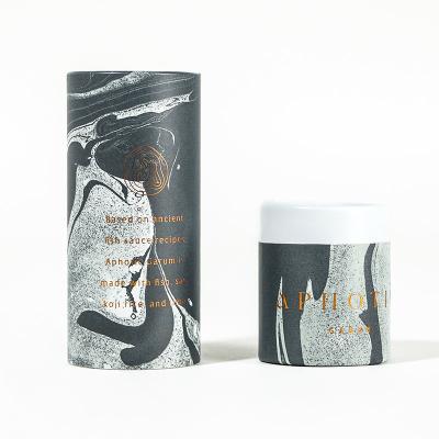 China Custom Luxury Cardboard Packaging Cylinder Round Paper Tube Packaging Gift Box for Cosmetic Perfume Lip Gloss Tubes Tea Candy for sale
