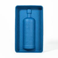 China Custom Printed Eco-Friendly Biodegradable Recycled Molded Pulp Tray Dry Pressing Storage Box Food Container for sale