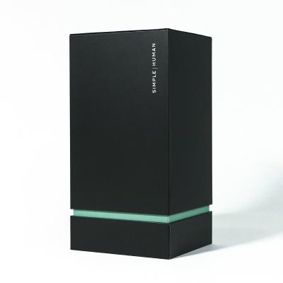 China Elegant Sturdy Glass Bottle Gift Boxes Premium Beverage Packaging Lid and Base Box With Foam EVA Insert for sale