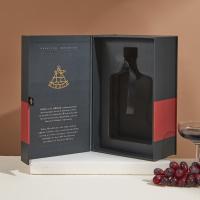 China Luxury Gift Rigid Boxes with Velvet-Flocked Blister Silk Fabric EVA Foam Cardboard Insert Magnetic Paper Boxes for sale