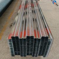 China 0.8mm-1.5mm Galvanized Steel Decking Sheet Floor Deck For Concrete Slab Construction for sale