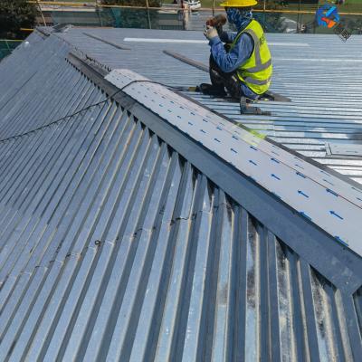 China Easy Installation Galvanized Steel Ridge Cap Waterproof For Metal Roofing Sheet for sale