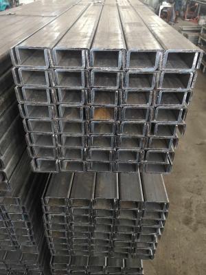 China Q235+Zn Steel Channel Sections Zinc Coated U Section Channel For Structural Framing for sale