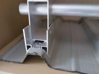 China Steel Standing Seam Roof Clips Customized For Fixing Seam Profile for sale