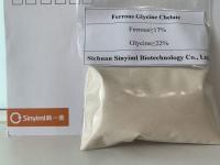 China Light Yellow Powder Ferrous Glycine Chelate 1000kg Bag Animal Feed Additives for sale