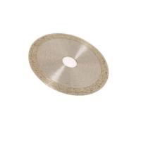 China 4.3inch 110×1.2/1.8×10×20mm Cold Press Continuous Rim Diamond Blade For Ceramic , Marble With Long Cutting Life for sale