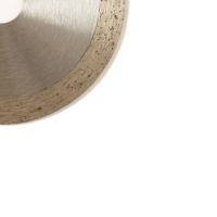 China 4.3inch 110×1.2/1.8×10×20mm Cold Press Continuous Rim Diamond Blade For Ceramic , Marble With Long Cutting Life for sale