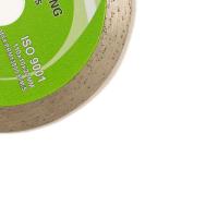 China 4.3inch 110×1.2/1.8×10×20mm Cold Press Continuous Rim Diamond Blade For Ceramic , Marble With Long Cutting Life for sale